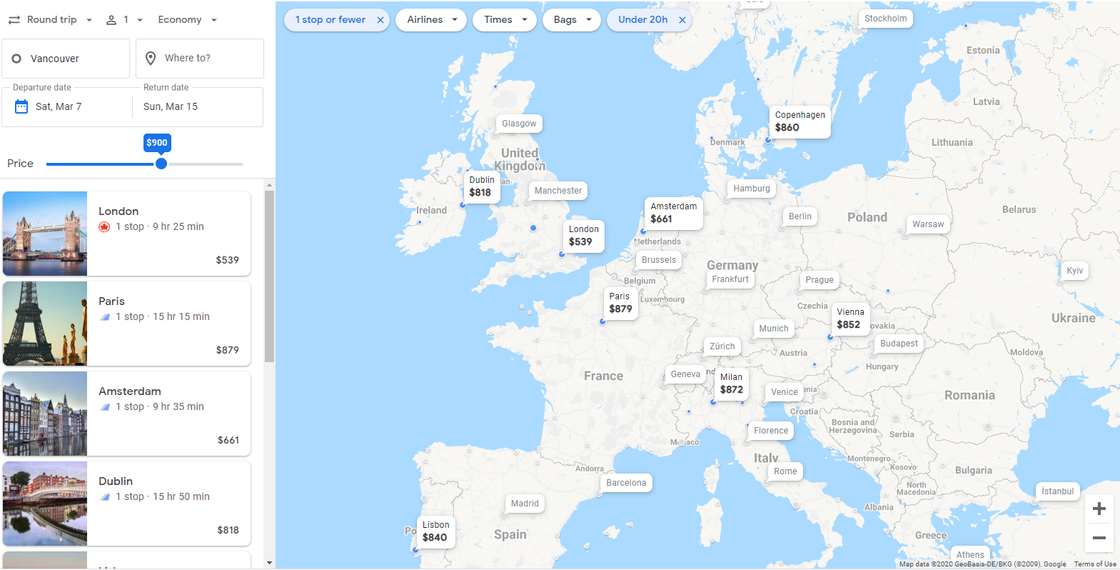 How To Use Google Flights' Explore Map Feature - Travel Done Simple