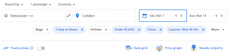 How Google Flights' Date Grid Will Save You Money - Travel Done Simple